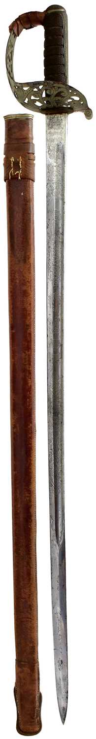 Lot 663 - AN 1896 PATTERN CAVALRY OFFICER'S SWORDS TO